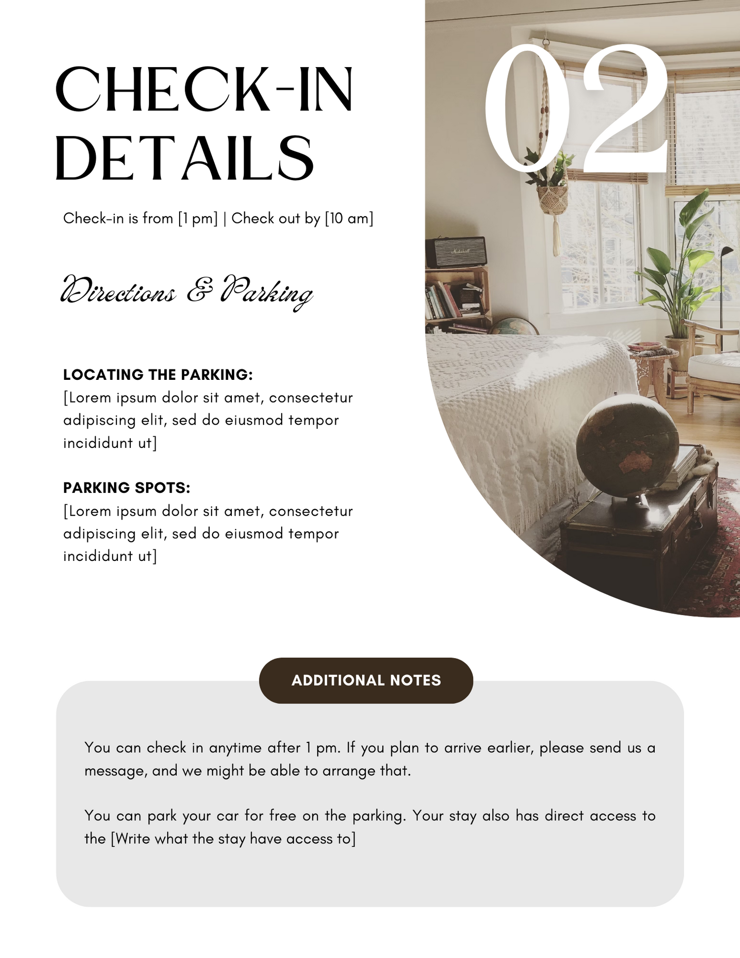 Airbnb Welcome Book Template