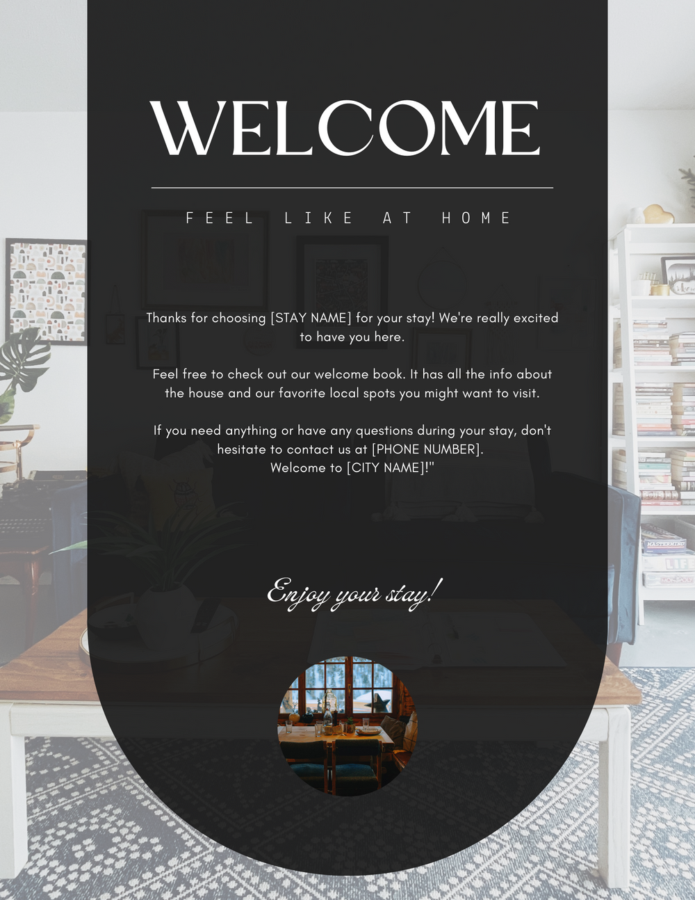 Airbnb Welcome Book Template